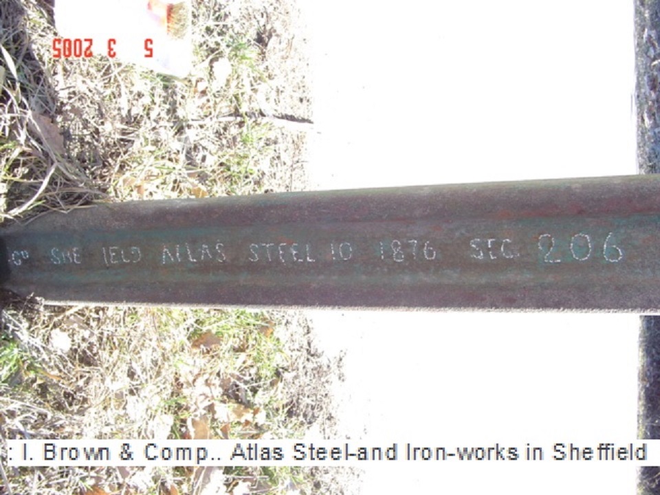 Walzzeichen: I. BROWN C° SHETTFIELD ATLAS STEEL – Die Welt der ...